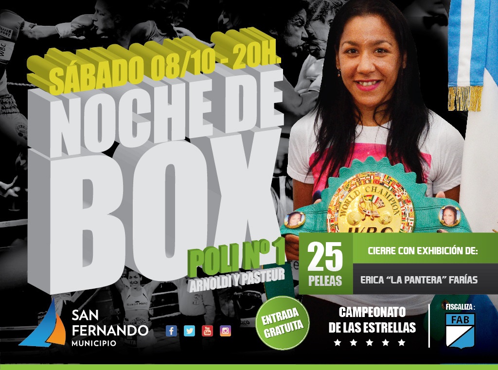 Exhibición de box en el Poli N°1 con ‘La Pantera’ Farías | San Fernando ...