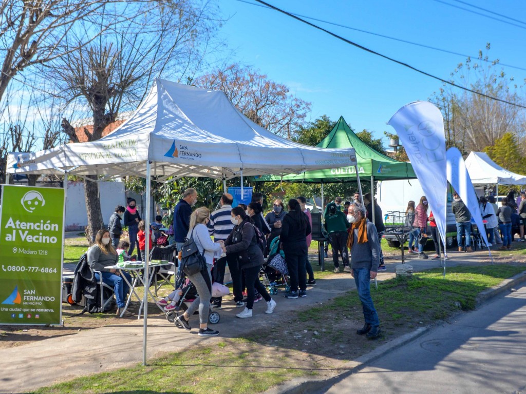 Operativo de El Municipio en tu Barrio en Infico | San Fernando Nuestro